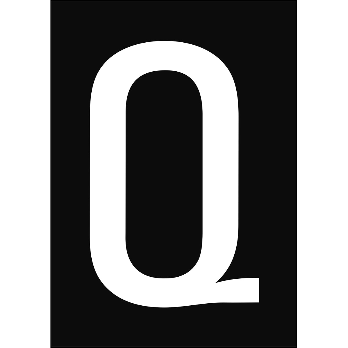 Brady NL859A4BK-Q Numbers & letters DIN A4 size 911234