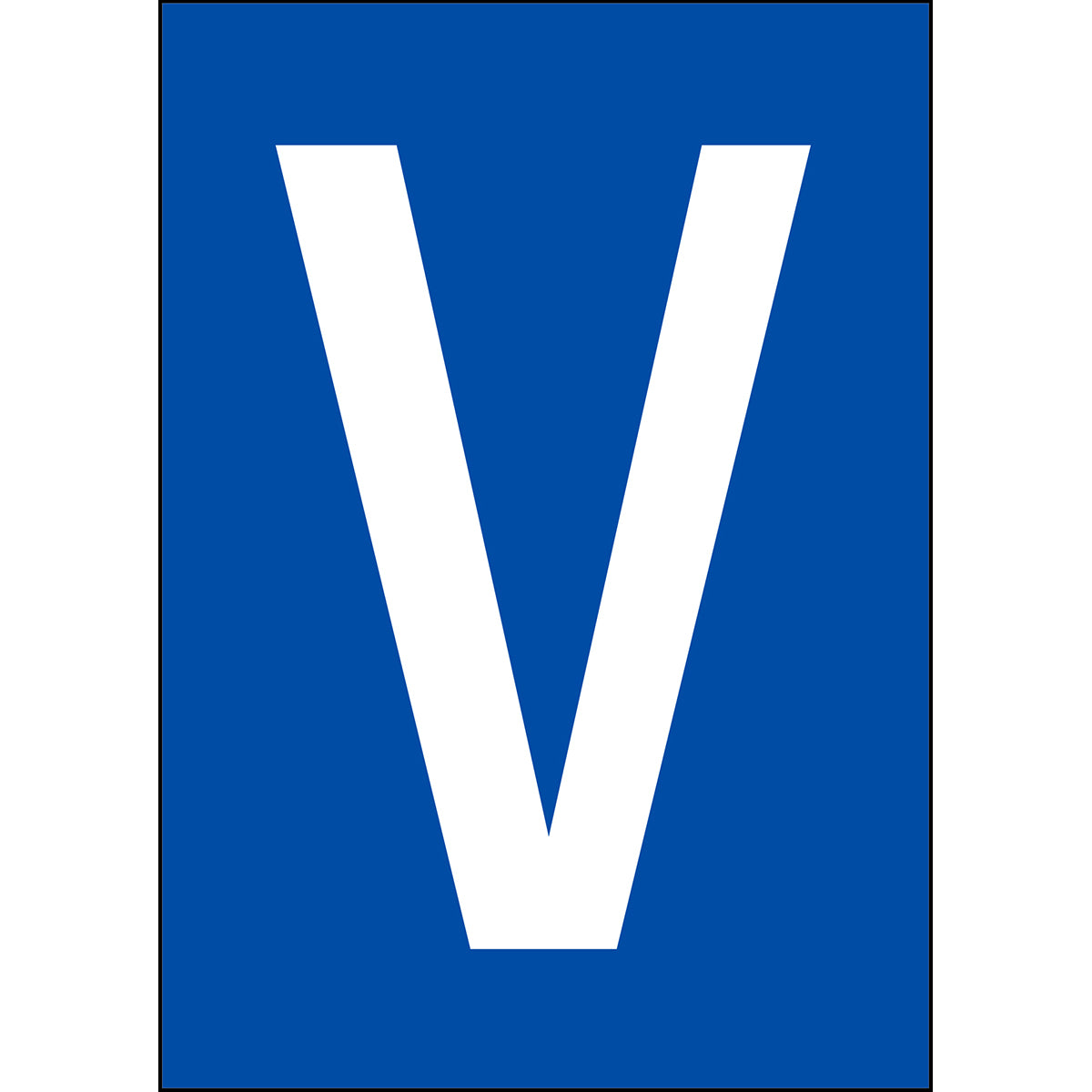 Brady NL859A4BL-V Numbers & letters DIN A4 size 911190