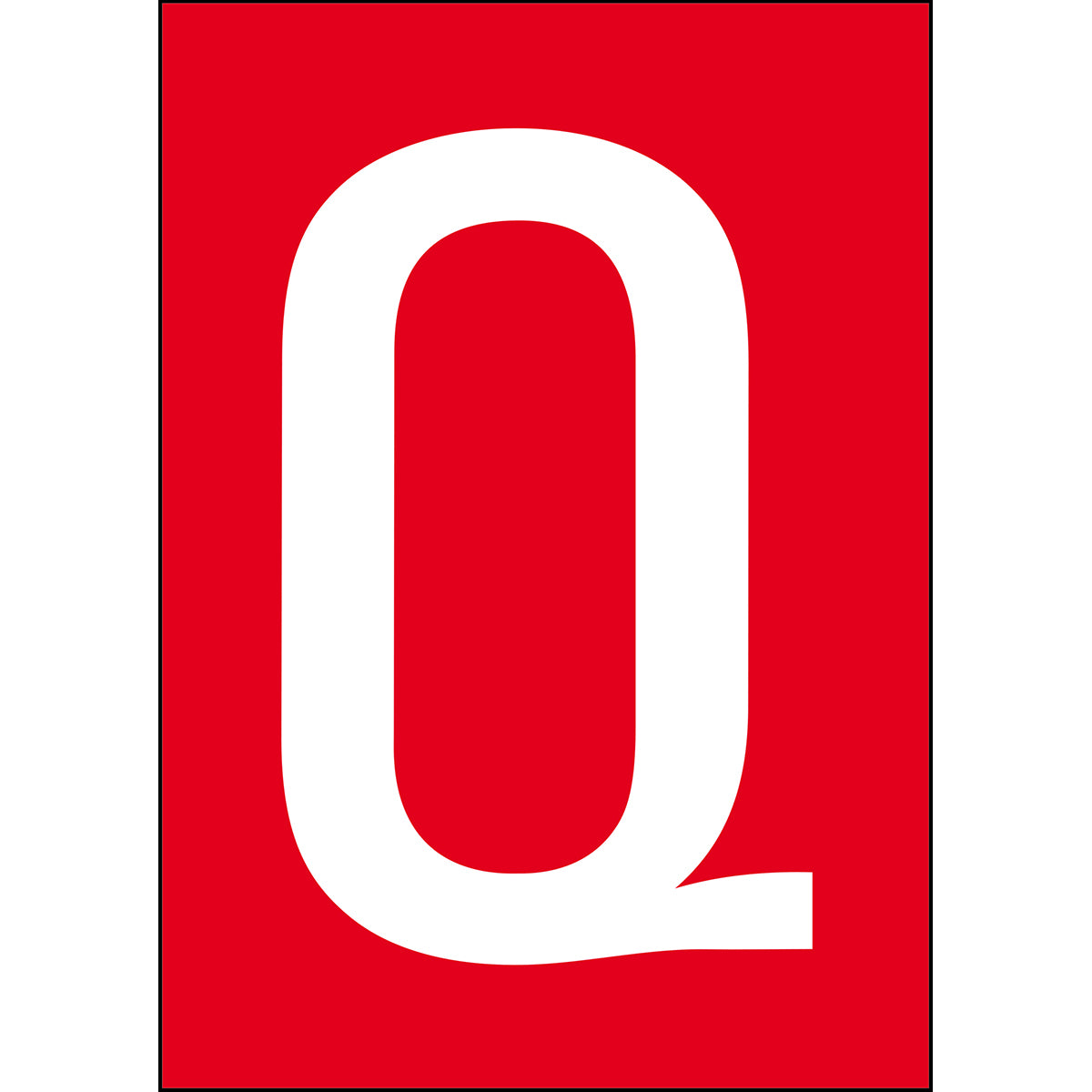 Brady NL859A4RD-Q Numbers & letters DIN A4 size 911117