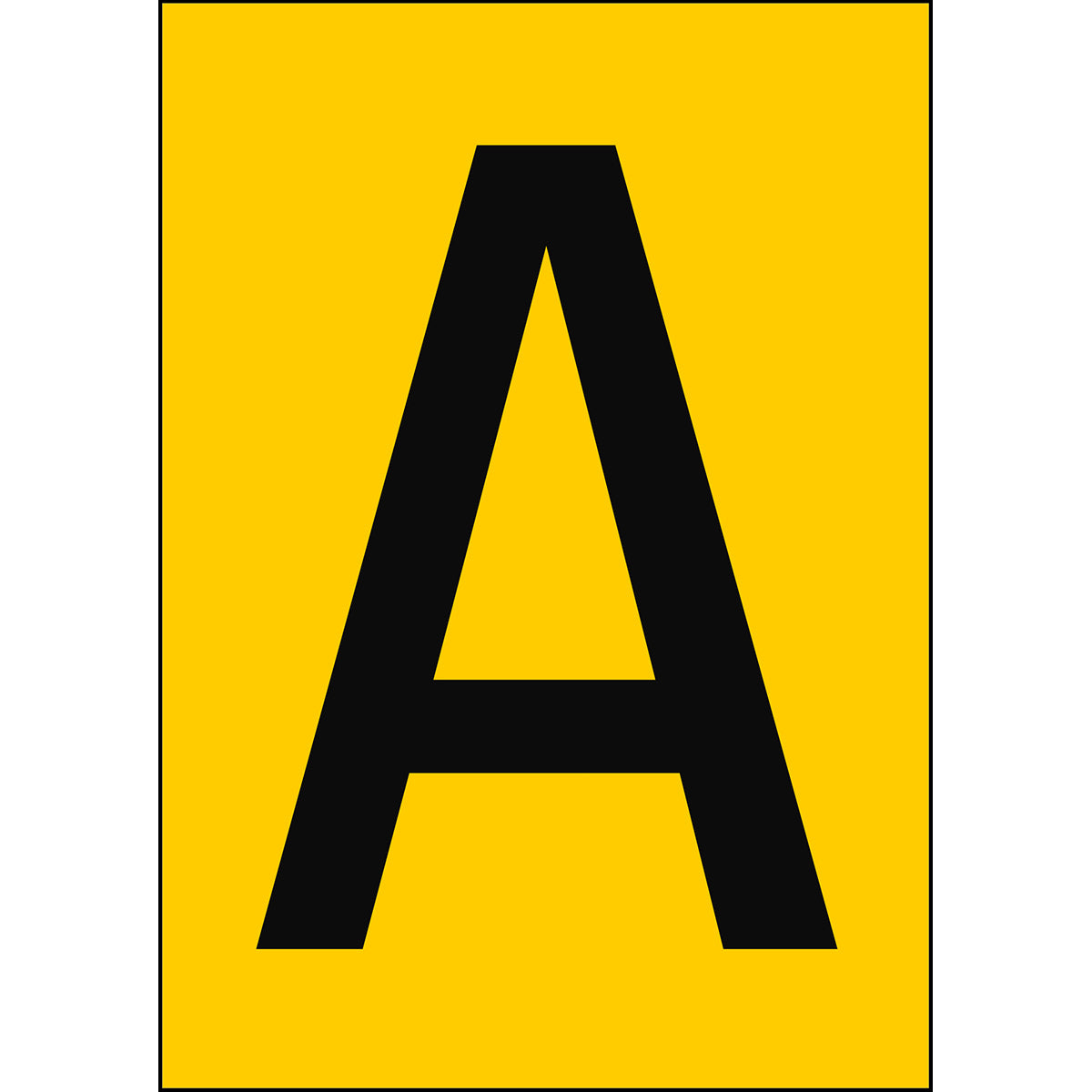 Brady NL7541A4YL-A Numbers & letters DIN A4 size 911292